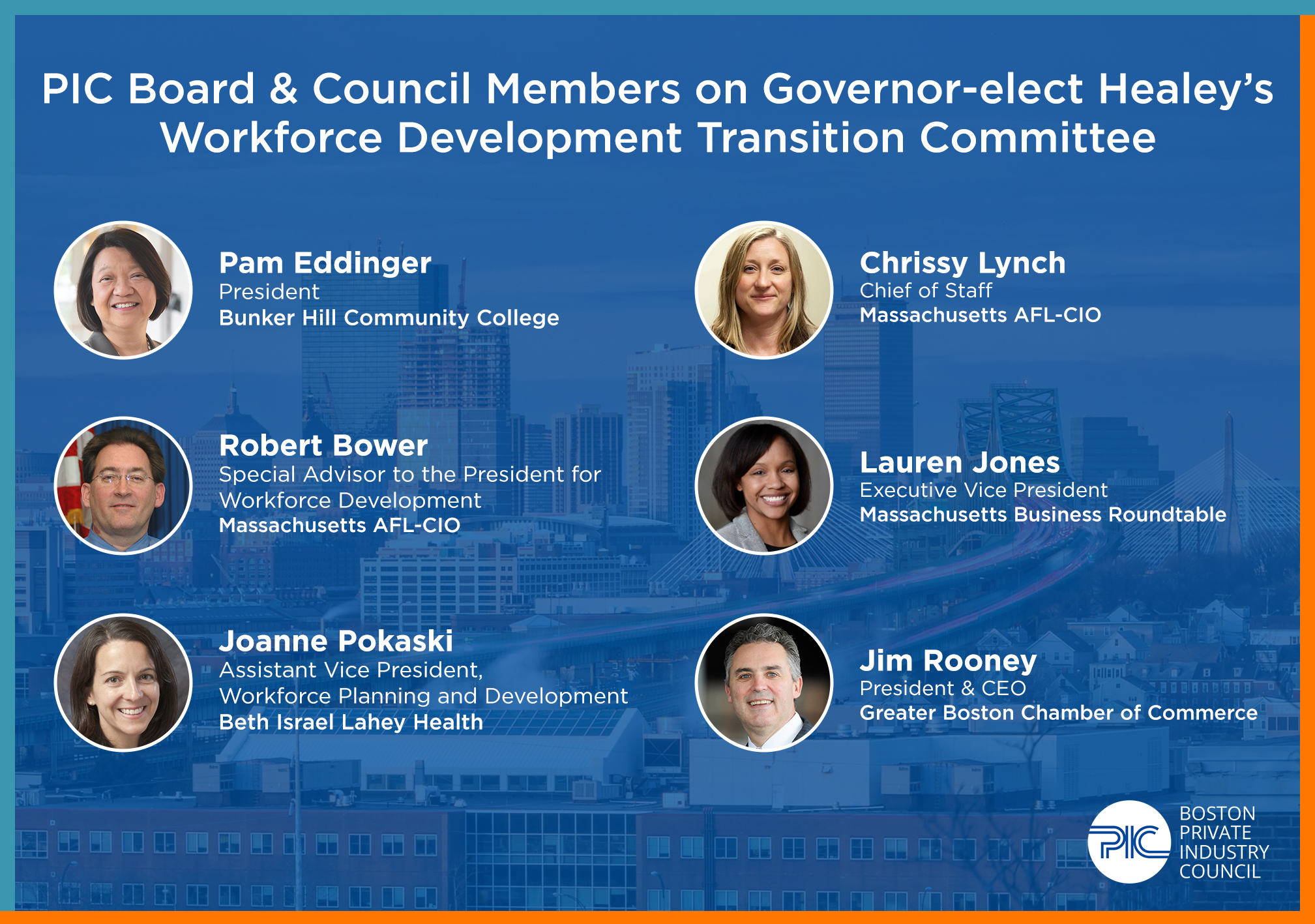 PIC Board & Council Members and Designees Join MA Governor-Elect Healey ...